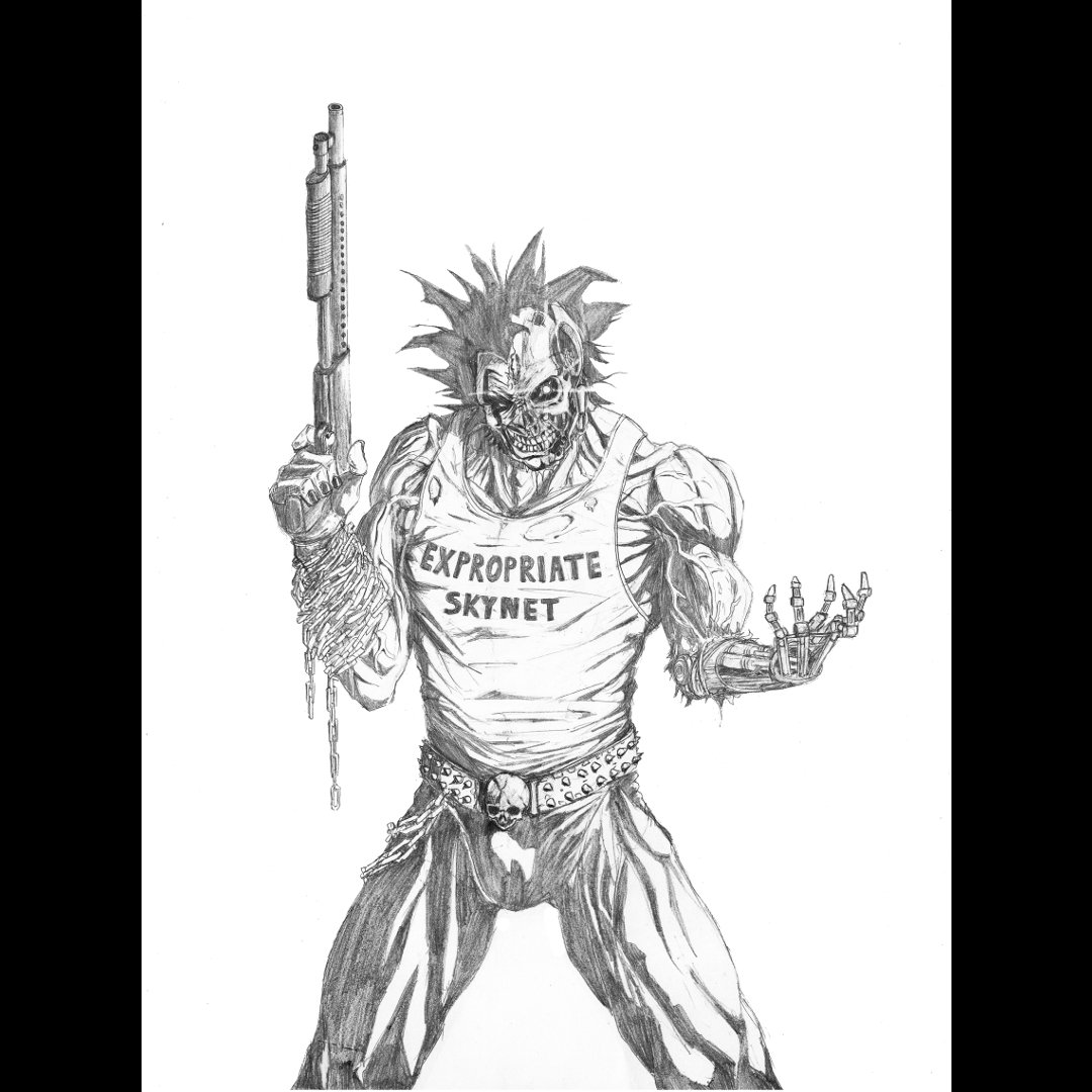 Lobo-Terminator Crossover by JPBIllustrations - on Twine.