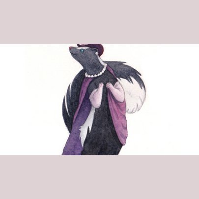Animal Series ~ Skunk at the Opera by Elyssa Drainville - on Twine.