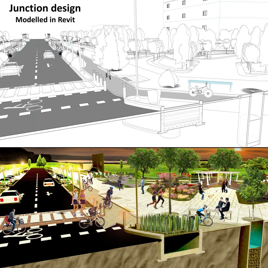 Junction design Modelled in Revit by adapt3d - on Twine.