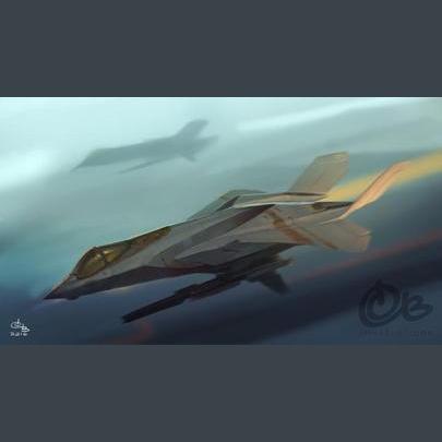 Fighter Jet Concept art by CBillustration - on Twine.
