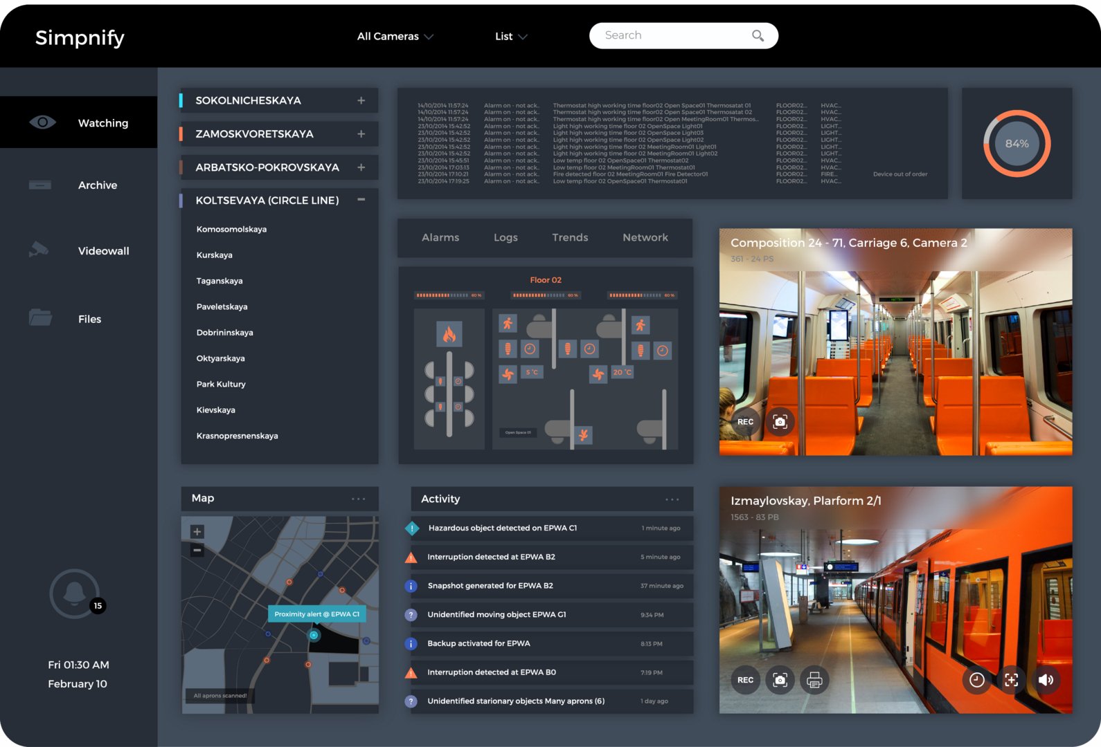 CCTV UI Dashboard by DoniaSol - on Twine.